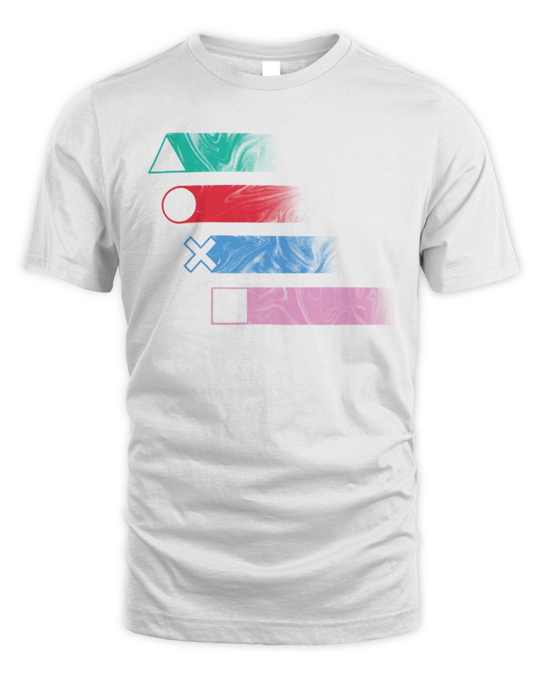 Playstation Merch Symbol Watermark Bars Shirt